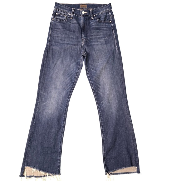 MOTHER | Jeans | Mother Womens 27 Insider Crop Step Fray Jeans Tongue ...